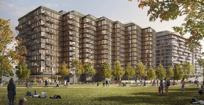 D.C.’s largest mass timber project is coming to the new Bridge District ...