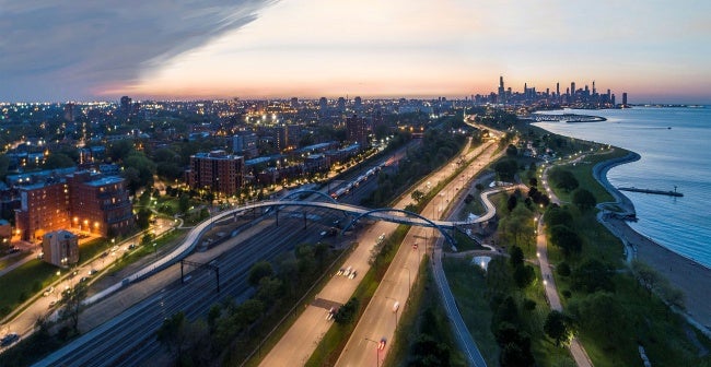 AIA award winner: 41st and 43rd Street Pedestrian Bridges, Chicago